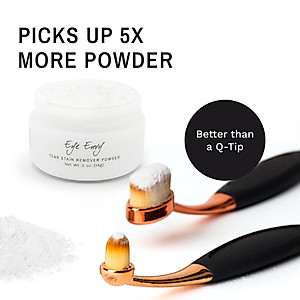 Eye Envy ProPowder Applicator Brush for Dogs and Cats | Use to Safely and Evenly Apply Tear Stain Powder | Large | Washable Superfine Fiber Hair | Long Tapered Bristles | Ergonomic Handle