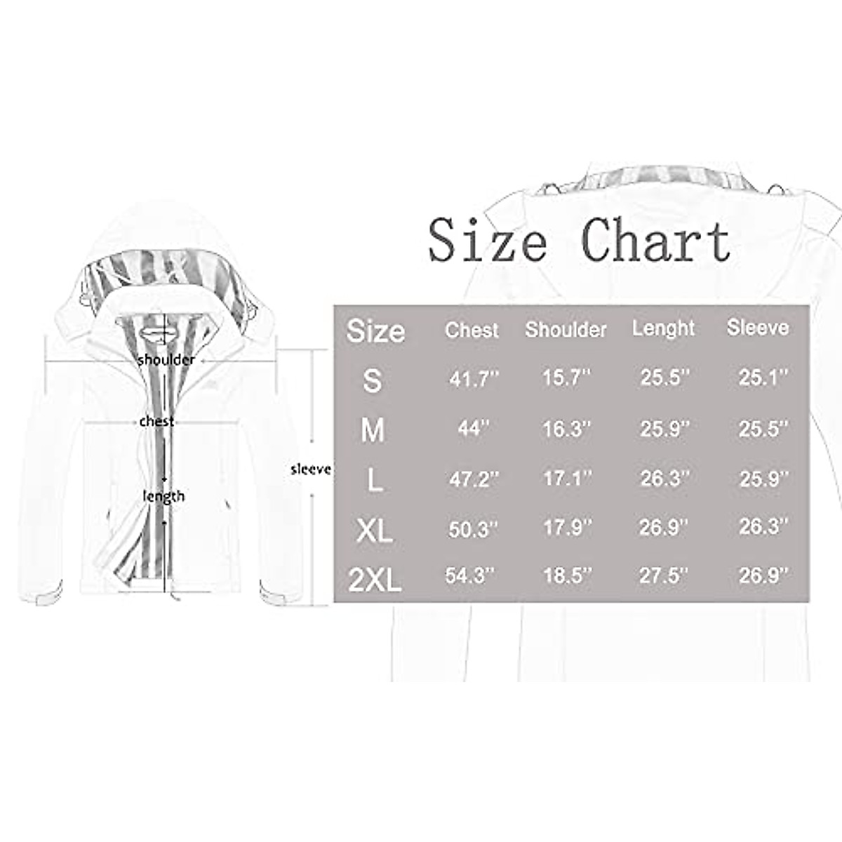 OTU Women's Waterproof Rain Jacket Lightweight Hooded Raincoat for Hiking Travel Outdoor Light Gray L