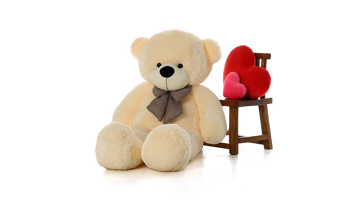 Giant Teddy 5 Foot Bear - Cuddly and Soft Lifesize Toy