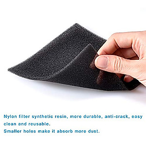 ELUTENG 120mm Fan Filter 2 Pack IP40 Dustproof Blower Guard ABS Computer Ventilator Grill 12cm Fan Mesh Cover Tool-Free Fan Strainer Compatible for 120x120 Case Fan USB Cooling Fan