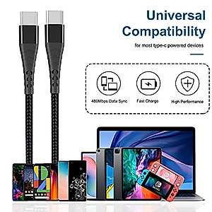 Super Fast Charger Type C, 25W USB C Wall Charger Block with -10FT- Nylon Braided Type C Cable for Samsung Galaxy S22 Ultra/S22/Z Fold 4/Z Flip 4/S22+/S21/S20 Ultra/S10+/S9/Note 20 Ultra/Note10/A53