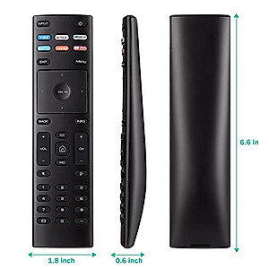 Universal Remote Control, XRT136 for VIZIO All LED LCD HD 4K UHD HDR Smart TVs