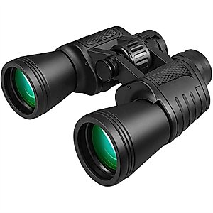 20x50 Binoculars for Adults HD Day Light Night Binoculars with BAK4 Prism FMC Lens for Hunting Bird Watching Concert etc IPX7 Waterproof Black