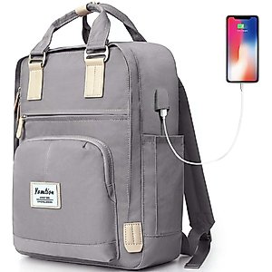 YAMTION Laptop Backpack for Women Bookbag School Backpack Bag Girl Computer Pack with Charger