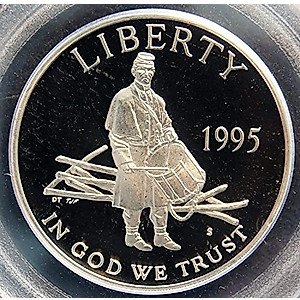 1995 S Civil War Commemorative Proof Half Dollar - Limited Mintage - (1/2) US Mint Beautiful DCAM