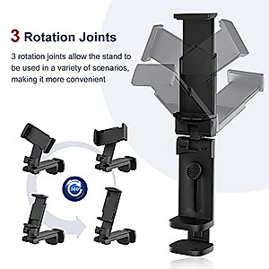 for Universal Airplane Travel Phone Holder: Travel Essentials Phone Mount for Desk with Multi-Directional 360 Degree Rotation,Travel Accessories Must Haves Phone Holder for Flying,Table or Outdoor