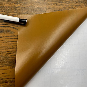 Yifely Dark Brown Walnut Wood Grain Countertop Decor Paper Self-Adhesive Shelf Liner Door Sticker 17.7 Inch by 9.8 Feet