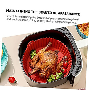 UPKOCH 8 Pcs air fryer pan oven basket air fryer Air Fryer Silicone Basket air fryer liner silicone baking mat accessories for air fryer large basket rubber Silica gel lift non stick