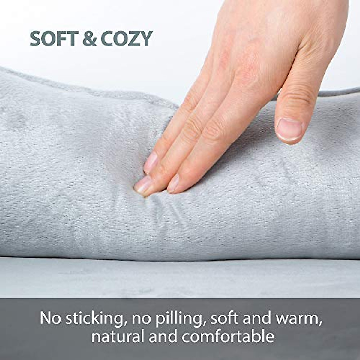 Fida Orthopedic Dog Bed with Memory Foam Base - Dog Lounge Sofa with Removable Washable Cover, Pets Couch Beds for Small Dogs & Cats (Large, Grey)