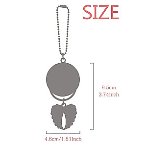 Stethoscope Doctor Body Position Silver Wing Car Pendant Decoration