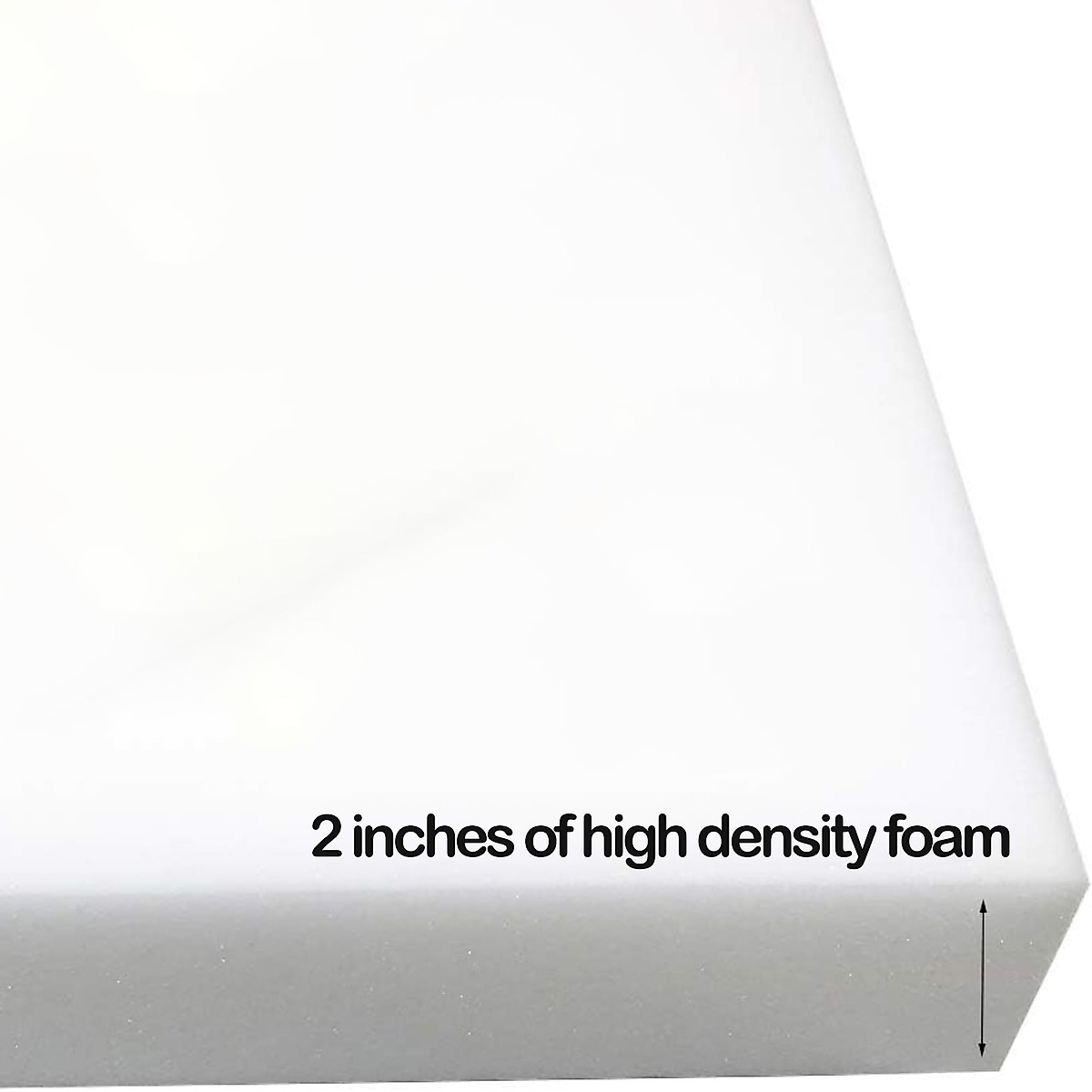 Foamma 2” x 36” x 72” Truck, Camper, RV High-Density Bunk Mattress Topper, Made in USA, Comfortable, Travel Trailer, CertiPUR-US Certified, Cover Not Included