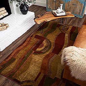 Mohawk Home Picasso Area Rug, 3' 9" x 5' 8", Wine