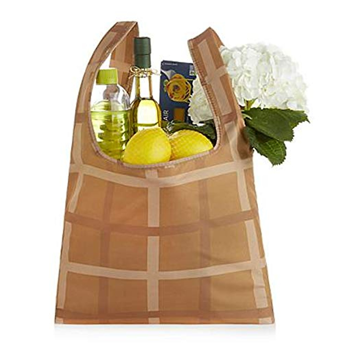 JOY Mangano Luxe Genuine Leather Handbag, Chic Crossbody Plus Shopper Tote ~ Stone