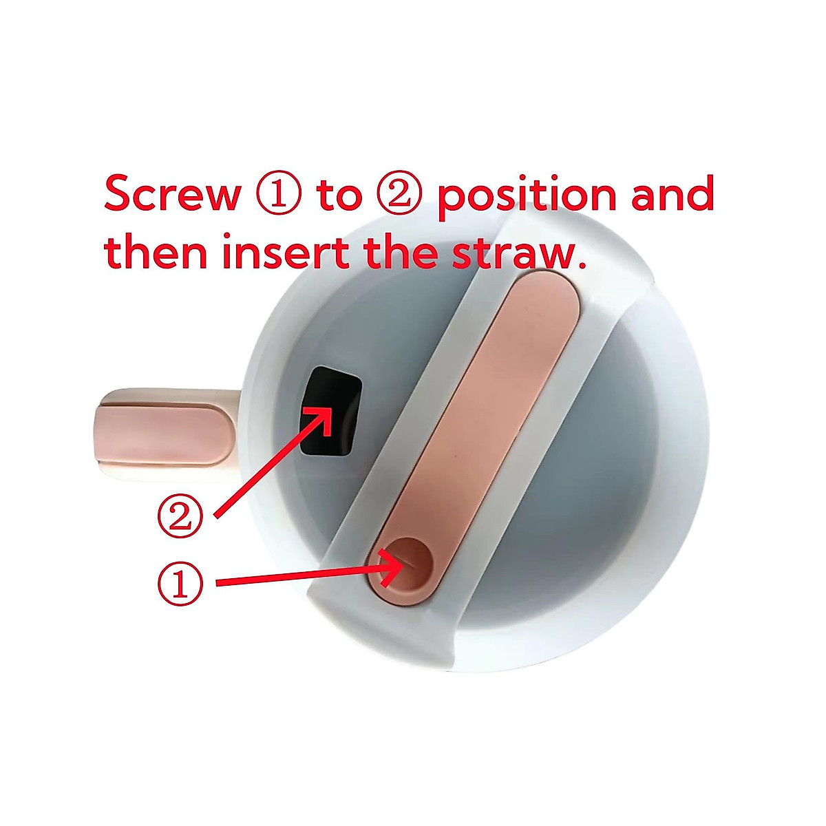 Caibomaoyi Tumbler with Handle and Straw | Cup Holder Compatible for Car | Insulated Stainless Steel Cup | Travel cup | BPA-Free | (Cowboy blue, 30 oz)