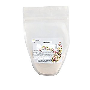 Greenway Biotech Dolomite Lime Plus- Includes 11.8% Magnesium and 22.7% Calcium Helps to Adjust The pH Level- Great to Make Your Own Compost and Worm Bins- 1 Pound