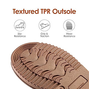 DREAM PAIRS Women's Black Brown Tan Grey Winter Snow Boots Classic Faux Fur Lined Slip On Ankle Boots,Size 10,Camel,DSB214-1