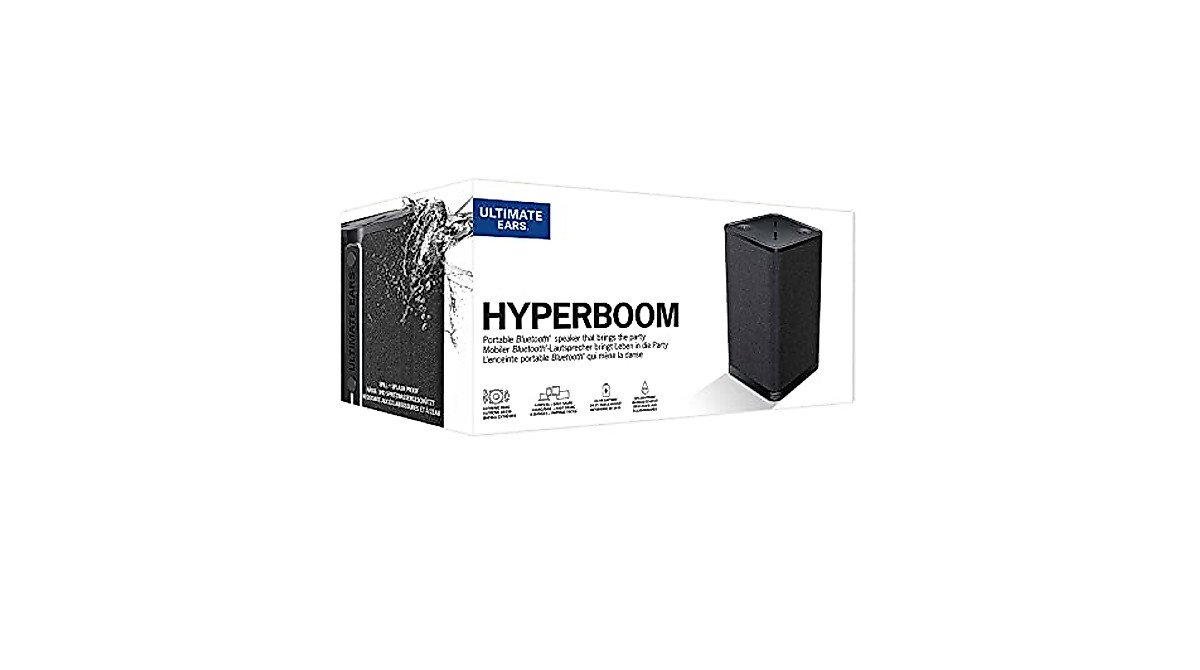 Ultimate Ears Hyperboom Portable Speaker | Big Bass & 24H Battery