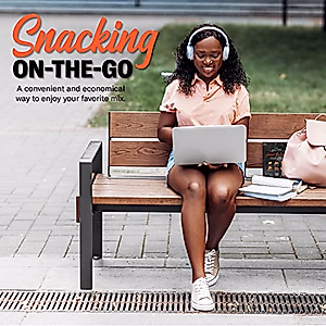 Sweet & Spicy Snack Mix - 7 oz Individually Wrapped Snack Bags - 6 Pack Bulk Snacks - Contains Peanuts - Trail Mix Individual Snacks for Adults - Party Mix & Pub Mix of Savory Hot Crunchy Salty Snacks