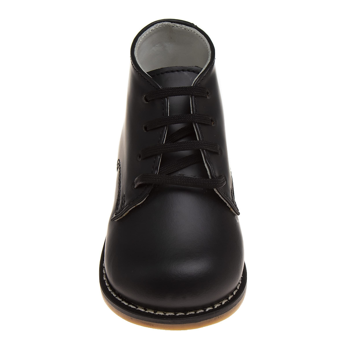 Josmo Logan Baby Walking Shoes – Comfortable, Non-Slippery Baby Shoes - First Walker Boots, Black (4 Medium, Infant)