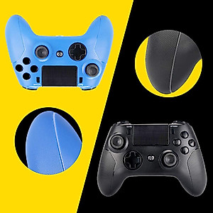 OUBANG Wireless Controller Compatible with P-4 Console, for P-4 System with Charging Cable,Good Choice Game Joystick Gift for Christmas, Brithday (Black Remote Control)