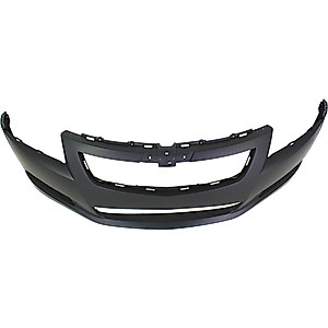 Evan Fischer Front Bumper Cover Compatible with 2011-2014 Chevrolet Cruze LT and LTZ Paint to Match for Models with RS Package - GM1000925