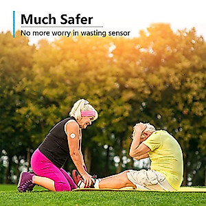 Eseige-Freestyle Sensor Covers-40 Pack Transparent Sensor Covers for Libre 2,3 -Waterproof Adhesive Patches