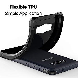 Raysmark Samsung Galaxy S8 Active Case, Ultra [Slim Thin] Scratch Resistant TPU Rubber Soft Skin Silicone Protective Case Cover for Galaxy S8 Active (Black)