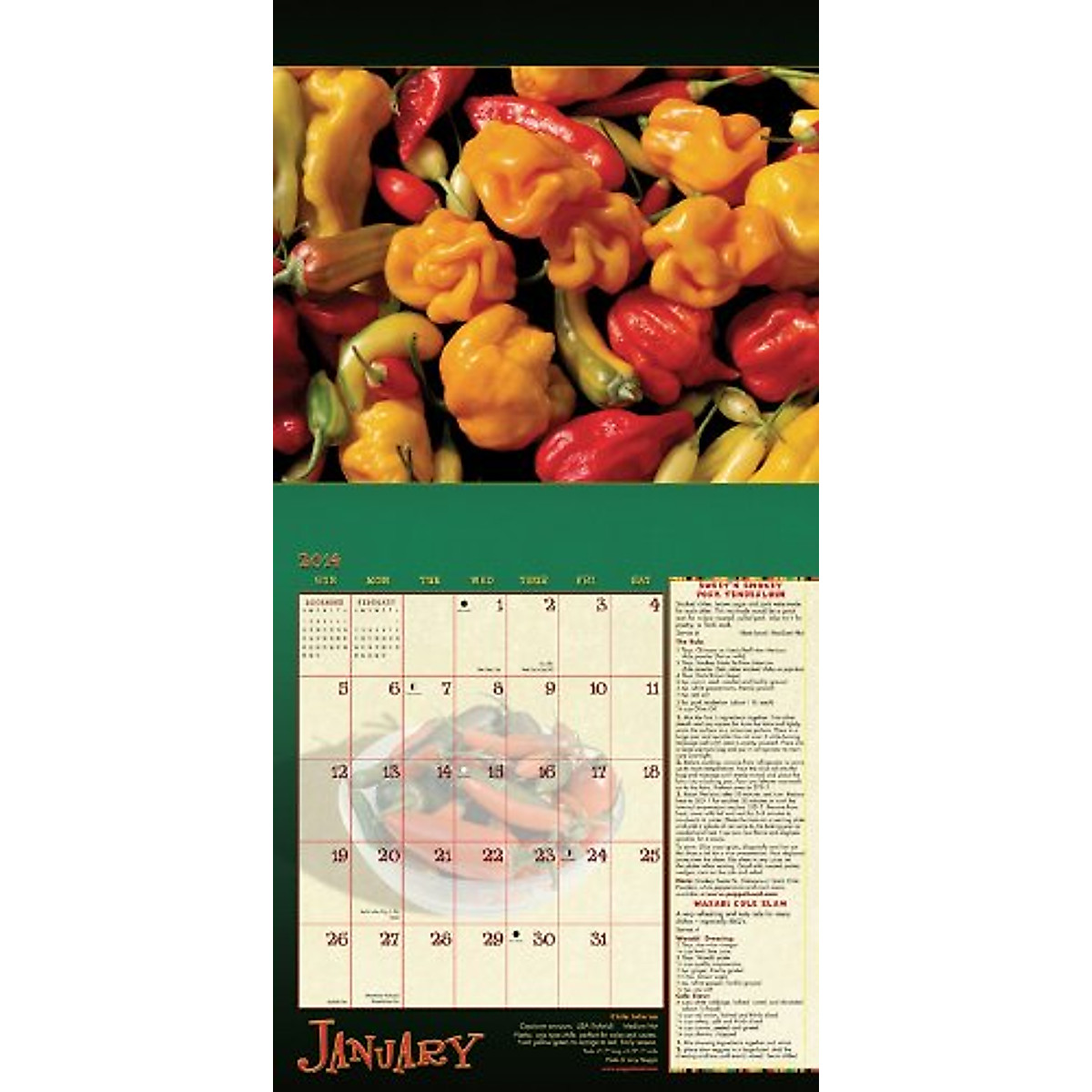 2014 Chile Peppers Wall