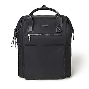 Baggallini womens Commuter Laptop Backpack, Black, One Size US
