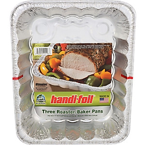 HANDI FOIL Pan Ultra Roaster Baker, 3 CT