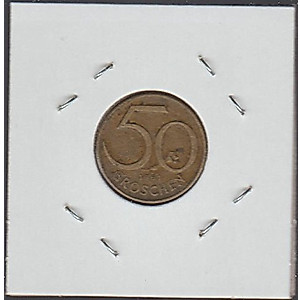 1961 AT Austrian Shield Half Dollar Choice Fine Details