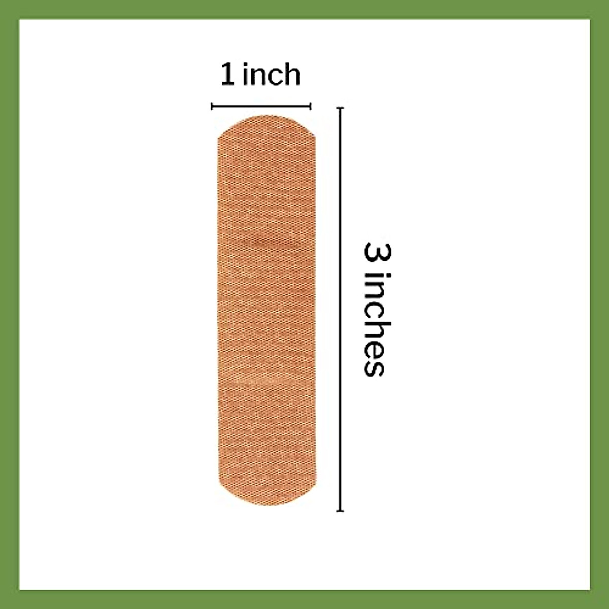 McKesson Adhesive Bandages, Sterile, Fabric Strip, 1 in x 3 in, 100 Count, 1 Pack