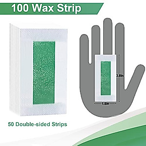 100 Pcs Wax Strips
