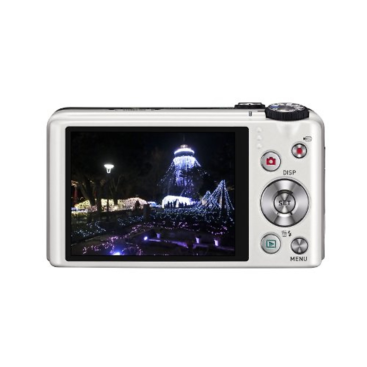 Casio High Speed Exilim Ex-ZR400 Digital Camera White EX-ZR400WE - International Version (No Warranty)