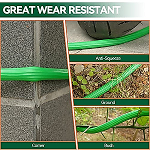 SHEMKAR Expandable Garden Hose 50FT,Retractable Flexible Water Hose with Latex Core 3/4" Solid Brass Fittings,Lightweight Expanding Hose,No-Kink Collapsible Outdoor Yard Hose Car Wash Hose