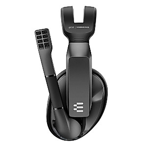 EPOS GSP 370 Wireless Gaming Headset, Black (Renewed)
