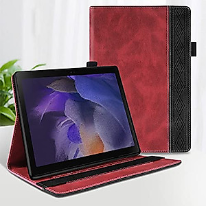 Tablet PC Case Compatible With Samsung Galaxy Tab A8 10.5-Inch 2021 (SM-X200/X205/X207) PU Leather Case Protect Case Adjustable Fixing Strap Bracket Card Slot Shockproof Tablet PC Case Tablet home ( C