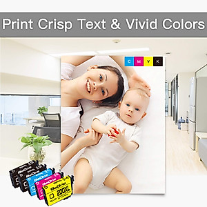 BeOne 200XL Ink Cartridges Replacement Remanufactured for Epson T200 T200XL to Use with Workforce WF-2520 WF-2530 WF-2540 Expression Home XP-200 XP-300 XP-310 XP-400 XP-410 (5-Pack; 2BK, 1C, 1M, 1Y)