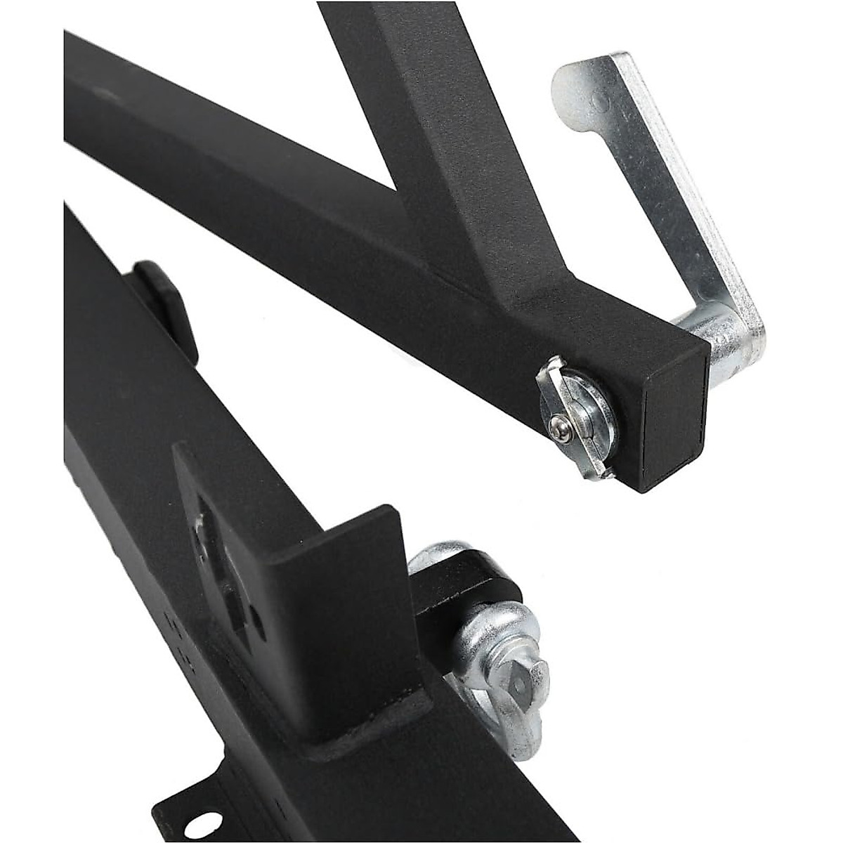 HH Building Rear Bumper with Tire Carrier & D-Ring Fits YJ & TJ (Black, Iron Steel)