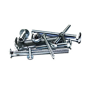 (250 pcs) 1/4"x3/4" Carriage Bolts - Zinc_ dd