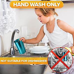 BURIUS Anodized Aluminum Drinking Cups Set - 6Pcs Wine Tumblers Aluminum Party Cups for Iced Coffee Bar Accessories Water Glasses - Colorful Wine Glasses for Drinking Water Tumbler Metal Cup