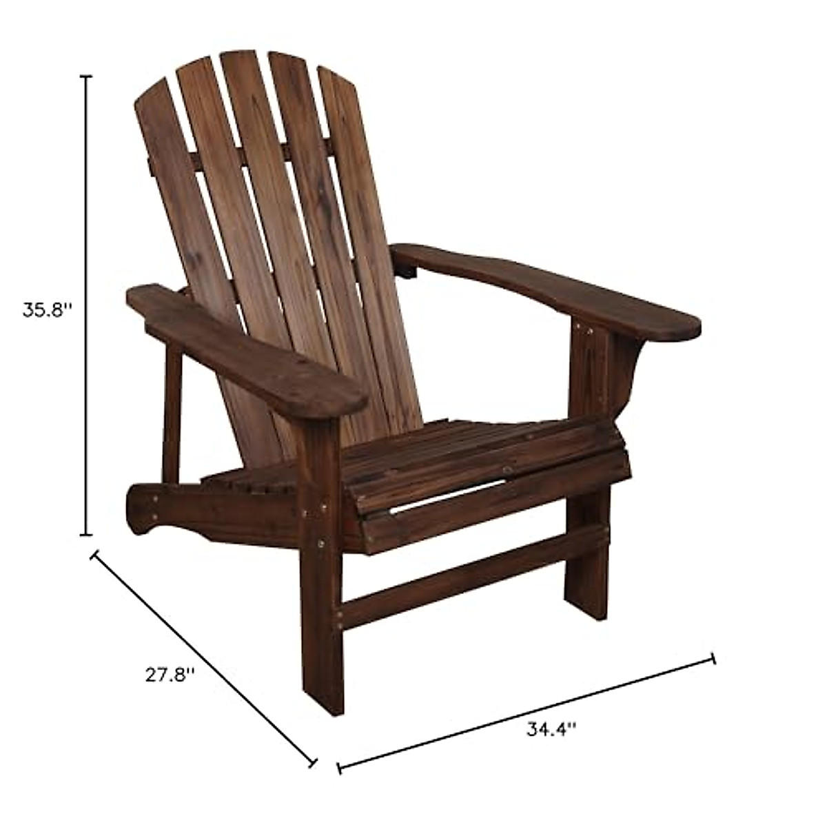 Leigh Country Char-Log Adirondack Chair