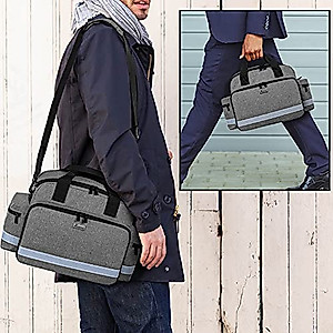 Trunab Home Health Nurse Bag Medical Bag Organizer with Handle and Shoulder Strap for Home Visit