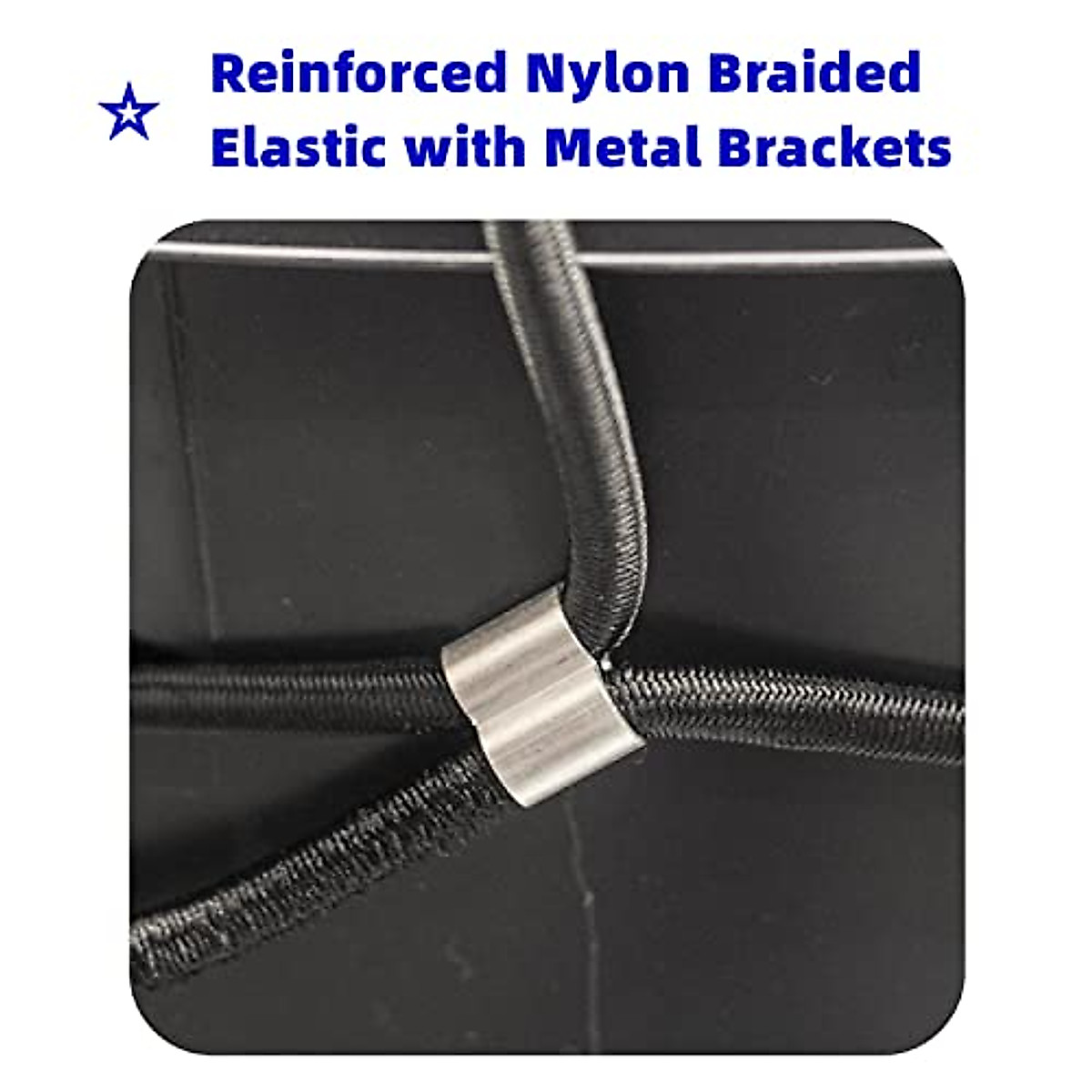 Taruimoo (2 Pack Close Trash Can Lock Fits Animals, Raccoons, Bungee Cord Heavy Duty Large Outdoor Garbage Lid Lock (Trash Can NOT Included)…