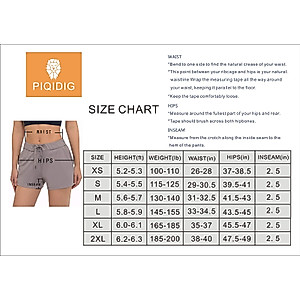 PIQIDIG Shorts for Women Running Workout Shorts Athletic Gym Shorts with Pocket Fluorescent Green