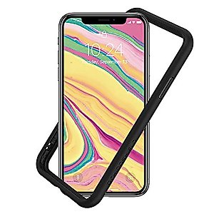 RhinoShield Ultra Protective Bumper Case Compatible with [iPhone Xs/X] | CrashGuard NX - Military Grade Drop Protection Against Full Impact, Slim, Scratch Resistant - Black