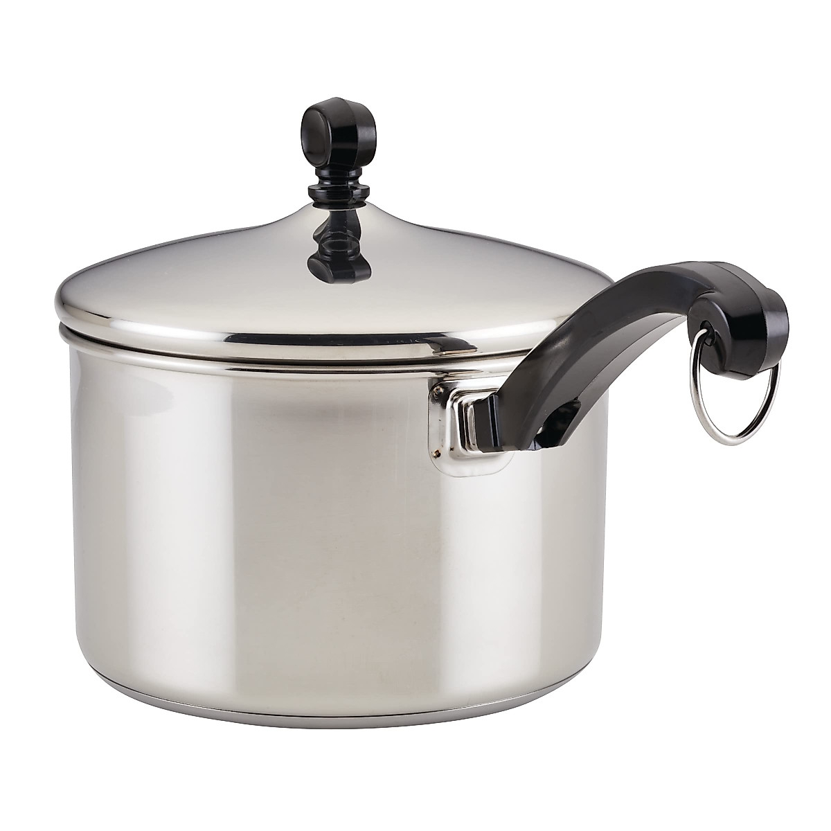 Farberware Classic Stainless Steel Sauce Pan/Saucepan with Lid, 3 Quart, Silver