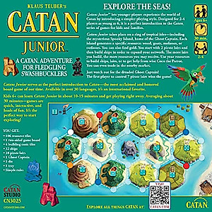 CATAN Junior Board Game | Civilization Building Strategy Game | Adventure Game | Fun Family Game for Kids and Adults | Ages 6+ | 2-4 Players | Average Playtime 30 Minutes | Made by CATAN Studio
