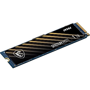 MSI SPATIUM M371 NVMe M.2 1TB Internal SSD PCIe Gen3 NVMe 3D NAND (SPATIUM M371 NVMe M.2 1TB)