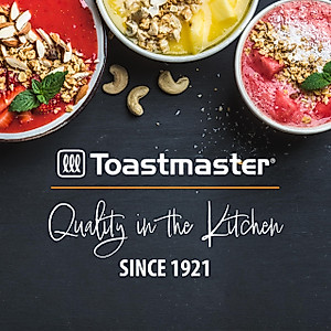 Toastmaster 400 Watt Blender with 48 oz Glass Jar, Black, TM-400BL